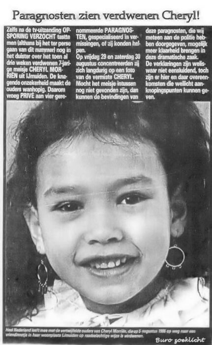 Paragnosten zien Cheryl