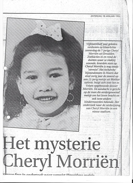 DE ZAAK Cheryl Morriën :: Buro Zoeklicht